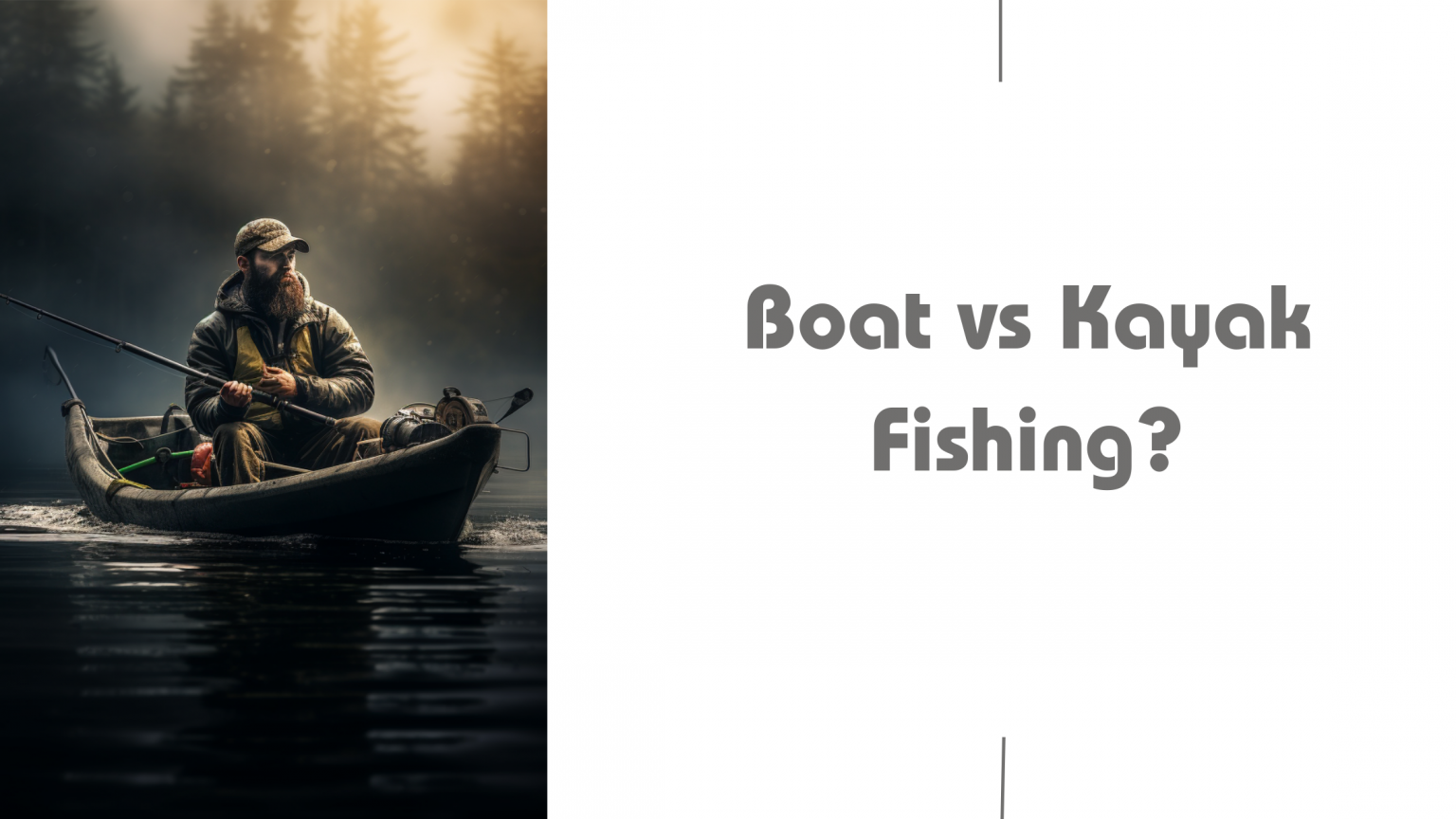 Boat vs Kayak for Fishing - There's Only One Way To Go...